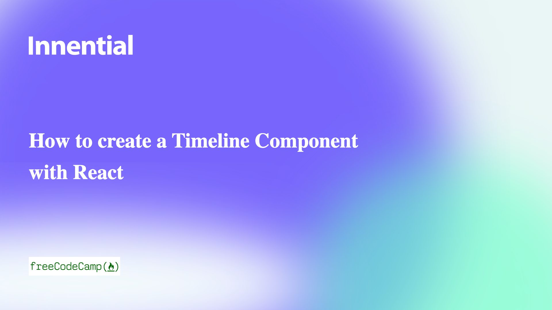 How to create a Timeline Component with React
