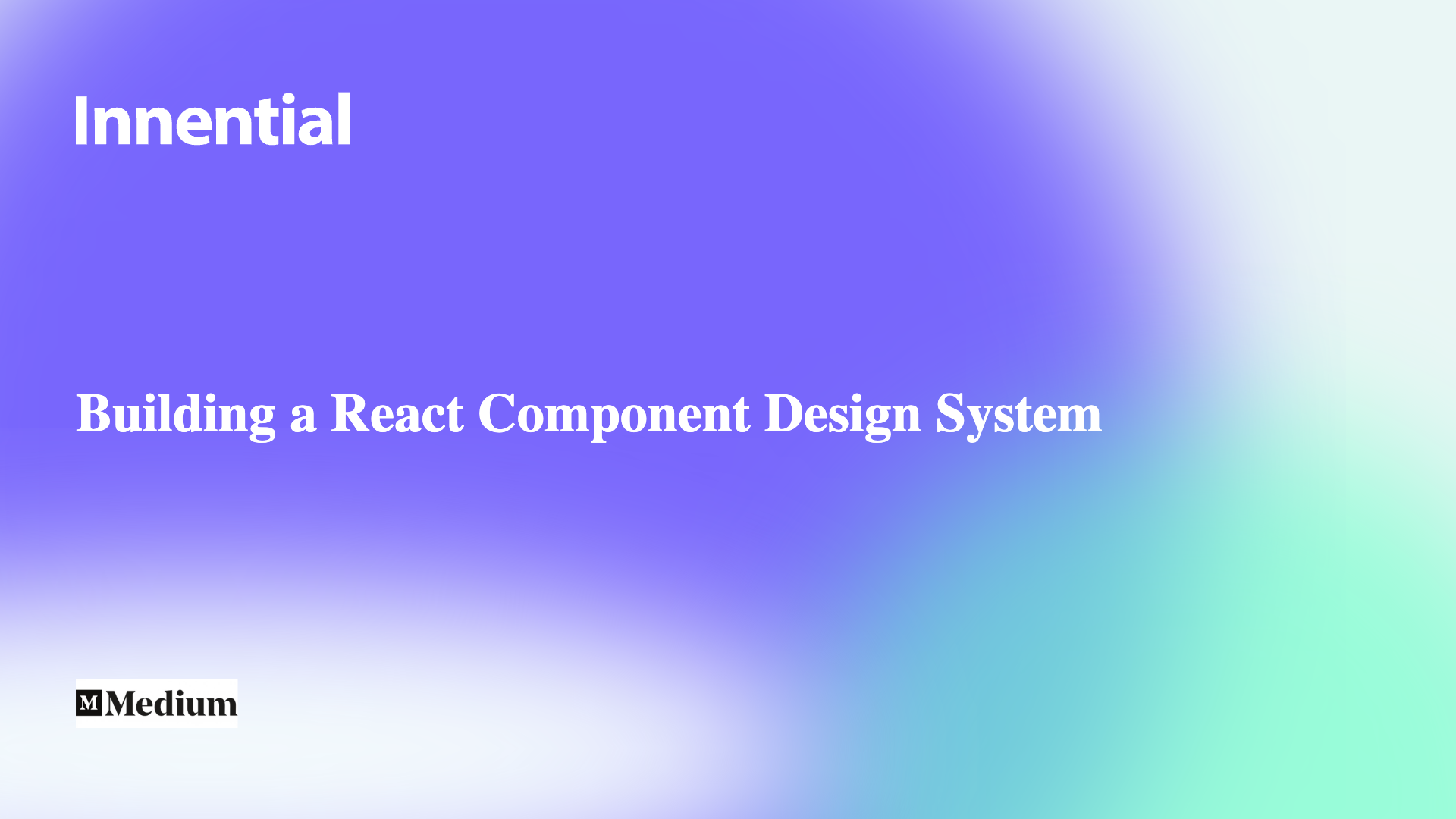 Building a React Component Design System