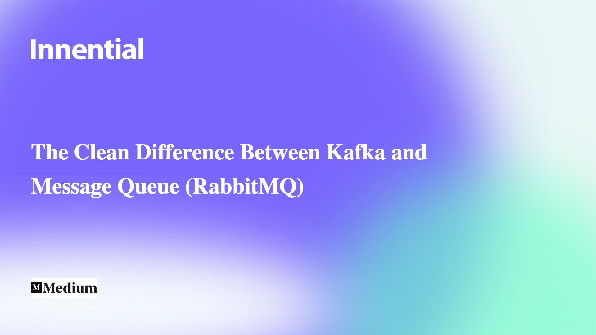 The Clean Difference Between Kafka and Message Queue (RabbitMQ)