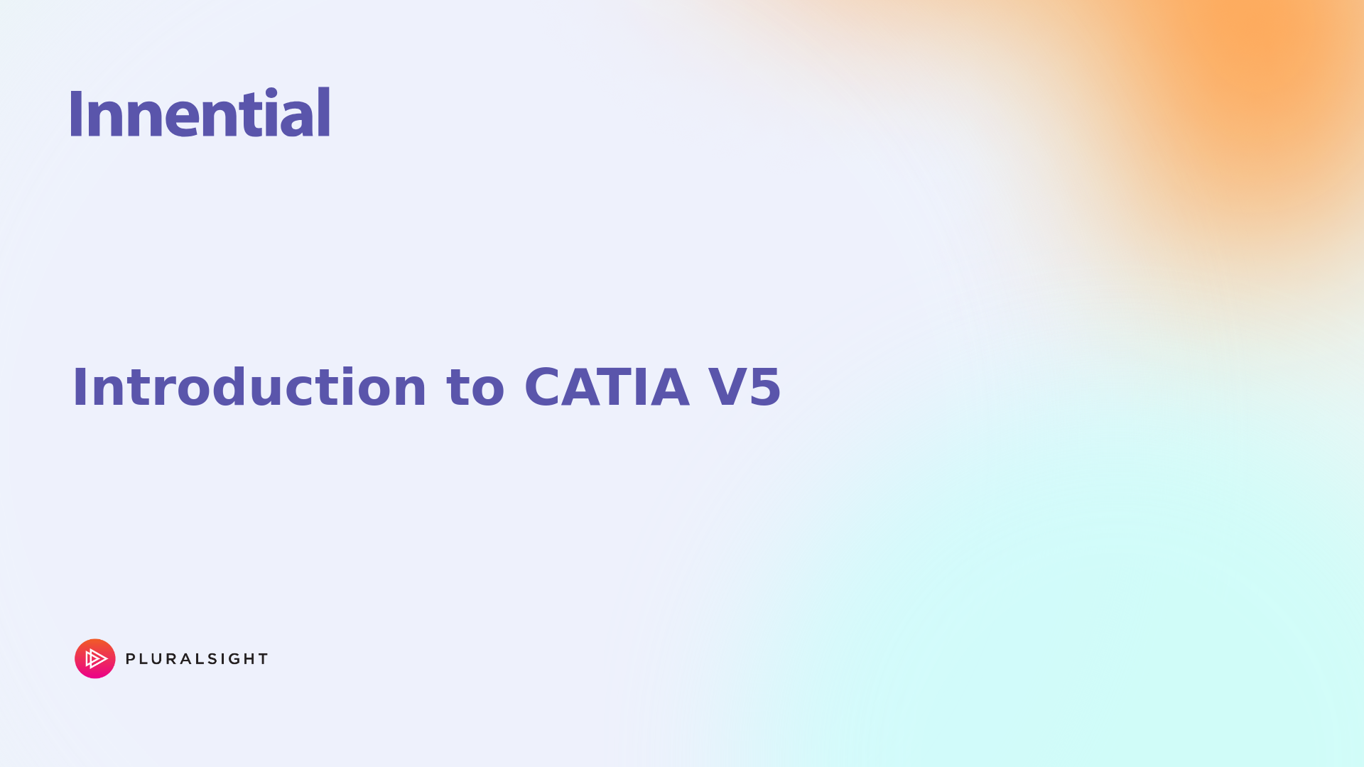 Introduction to CATIA V5