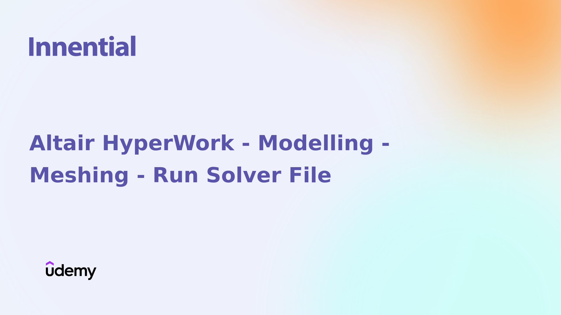 Altair HyperWork - Modelling - Meshing - Run Solver File